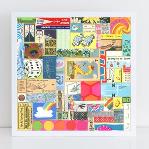 Collage Art Print // Title: Things to Do // Unframed - Etsy