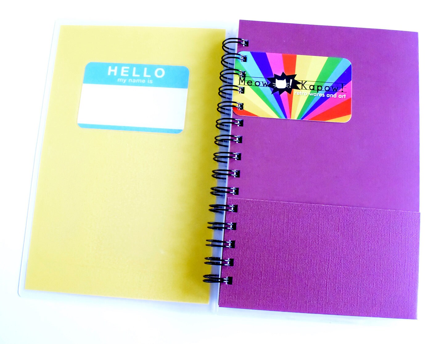 G is for Groovy 1970s ABC Flash Card Notebook | Etsy