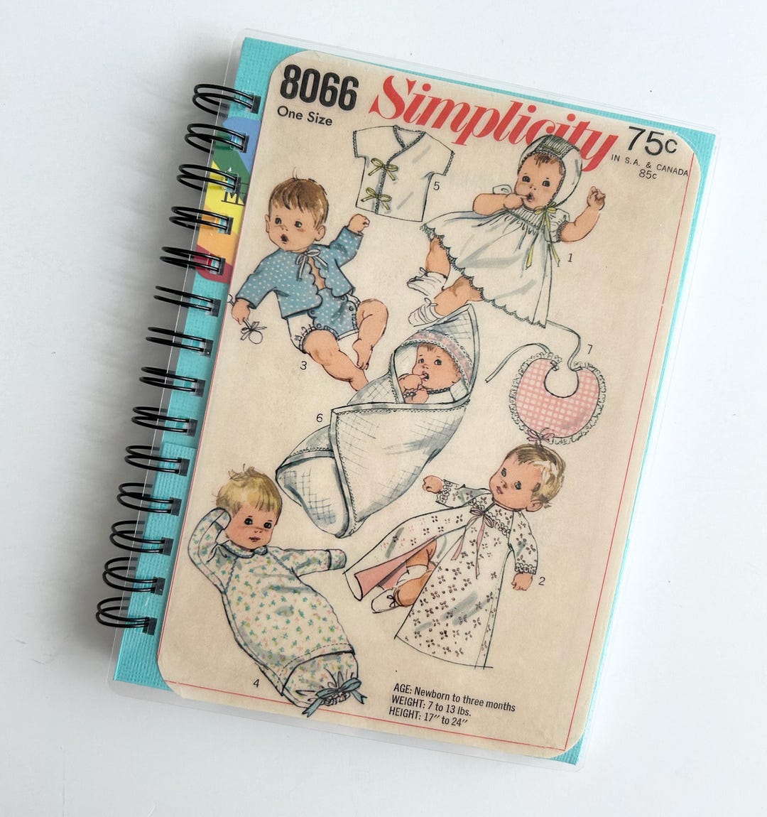 Sewing Journal & Notebook // Sewing Pattern // Recycled Vintage Dress ...