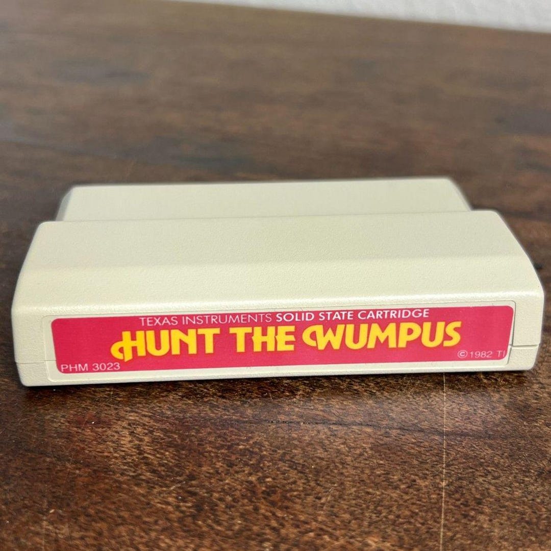Hunt the Wumpus Texas Instruments Game Command Module TI-99/4A SS ...