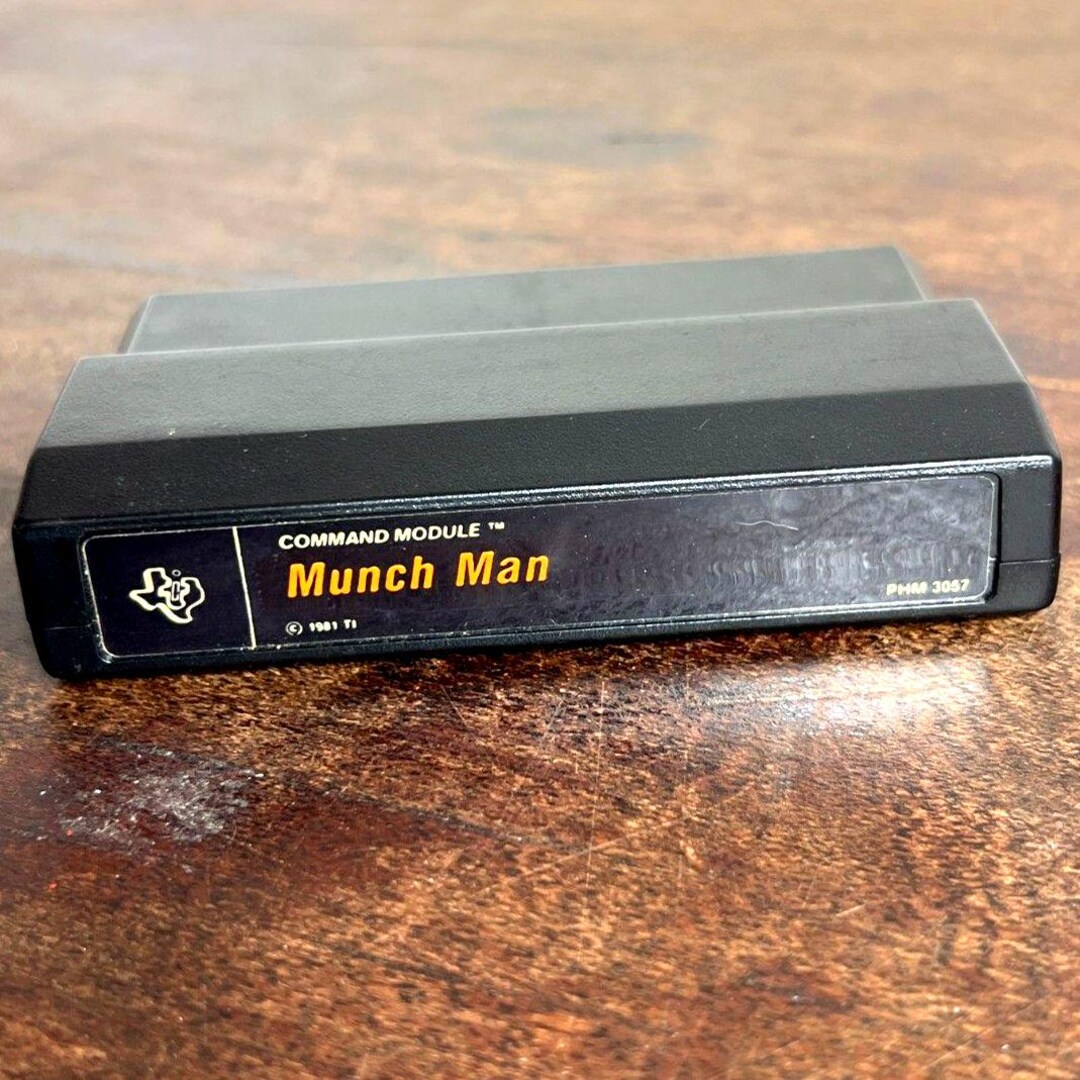 Munch Man Texas Instruments Game Command Module Cartridge TI-99/4A ...