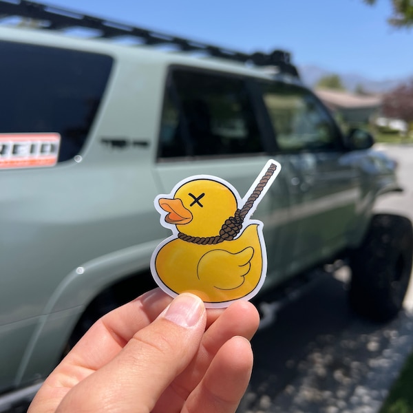 Rubber Duck Sticker - Etsy