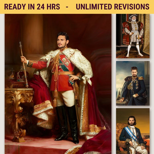 Royal Portrait - Etsy