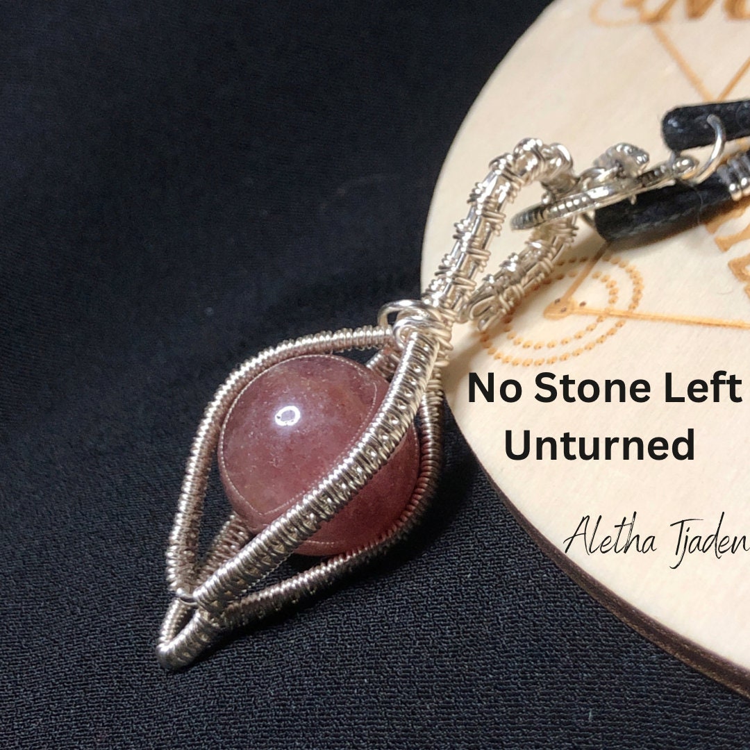 20mm Raspberry Quartz Crystal Ball, Fidget Spinner and Pendulum ...