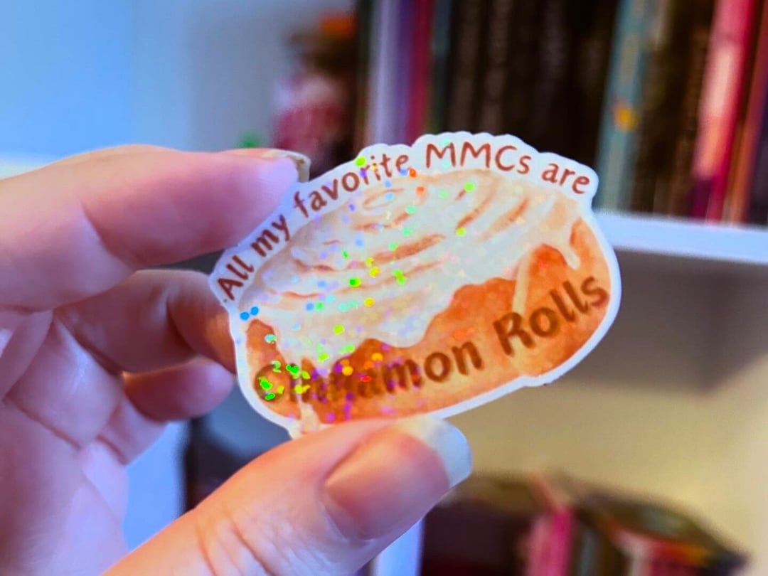 Cinnamon Roll Sticker, Romance Sticker, Book Boyfriend Sticker, MMC ...