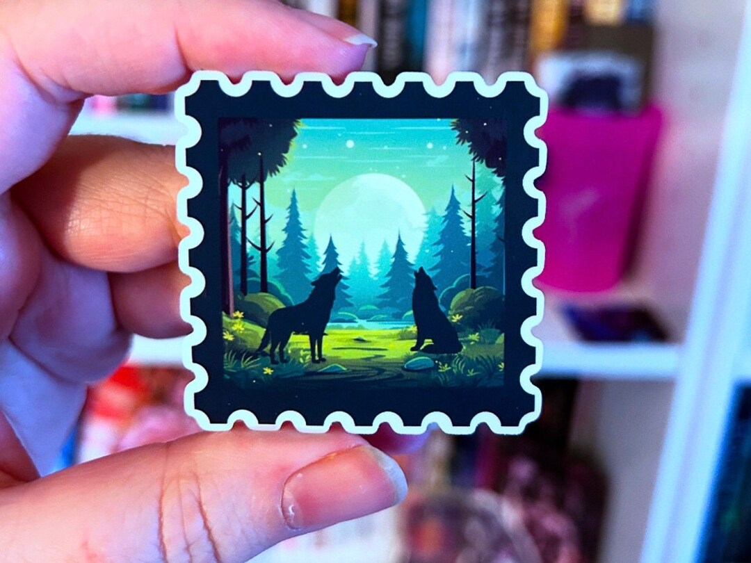 Wolf Shifter Romance Stamp Sticker - Werewolf - Spicy - Paranormal ...