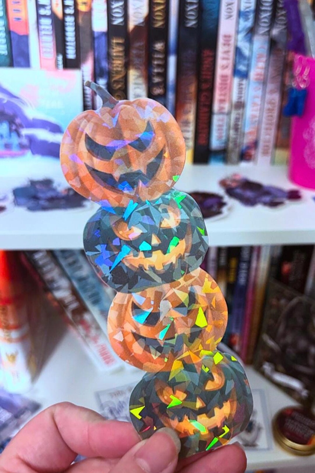 Jack-o’-lantern Stack Bookmark - Halloween - Cute - Gift for Readers ...