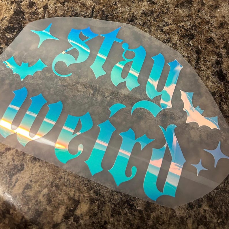 Stay Weird Decal - Decal for Cars, Laptop, Vehicle, and Custom. - Etsy