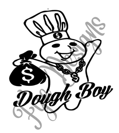 Dough Boy Decal Decal for Cars, Laptop, Vehicle, Custom. - Etsy