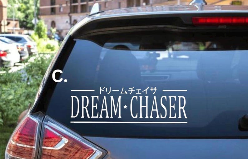 Night Runner / Unforgiven / Dream Chaser JDM Decals- Sticker for Cars ...
