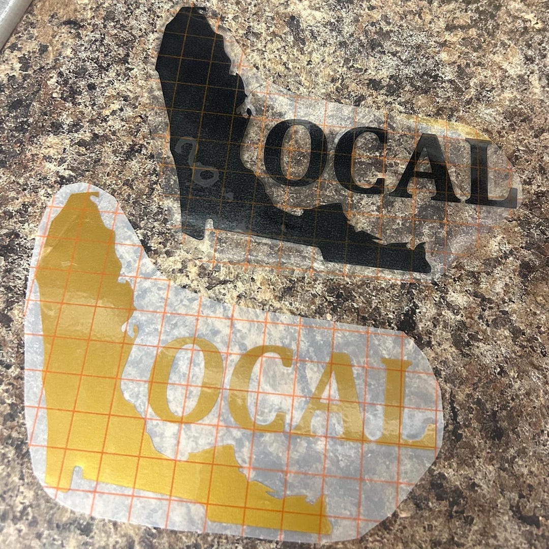 Florida Local Decal - Decal for Cars, Laptop, Vehicle, and Custom. - Etsy