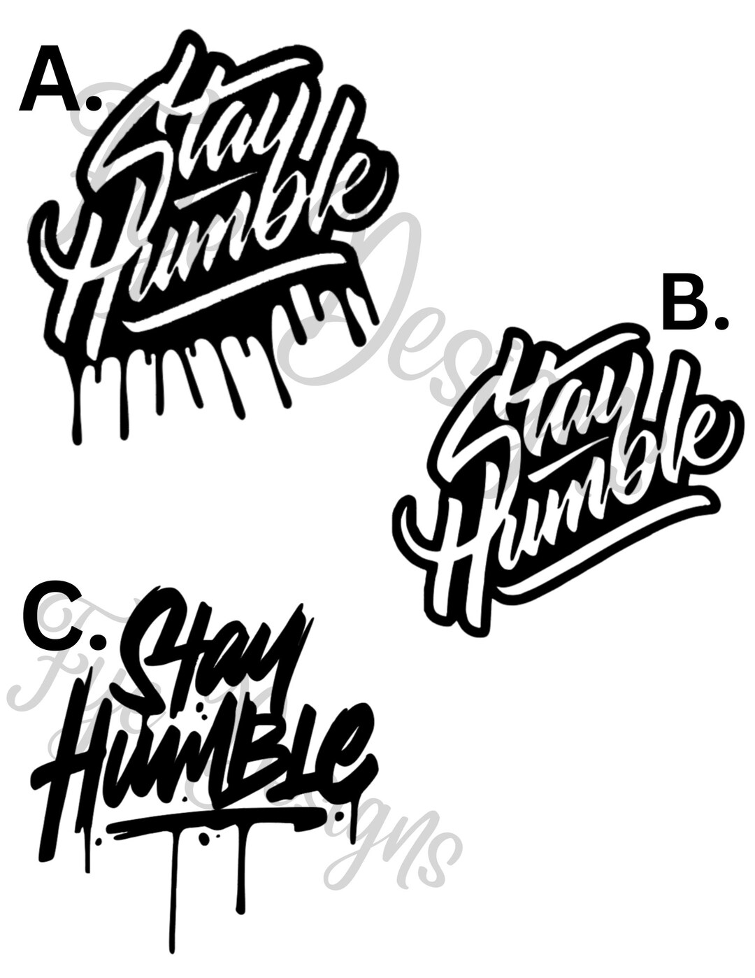 Stay Humble Decal Decal for Cars, Laptop, Vehicle, Custom - Etsy