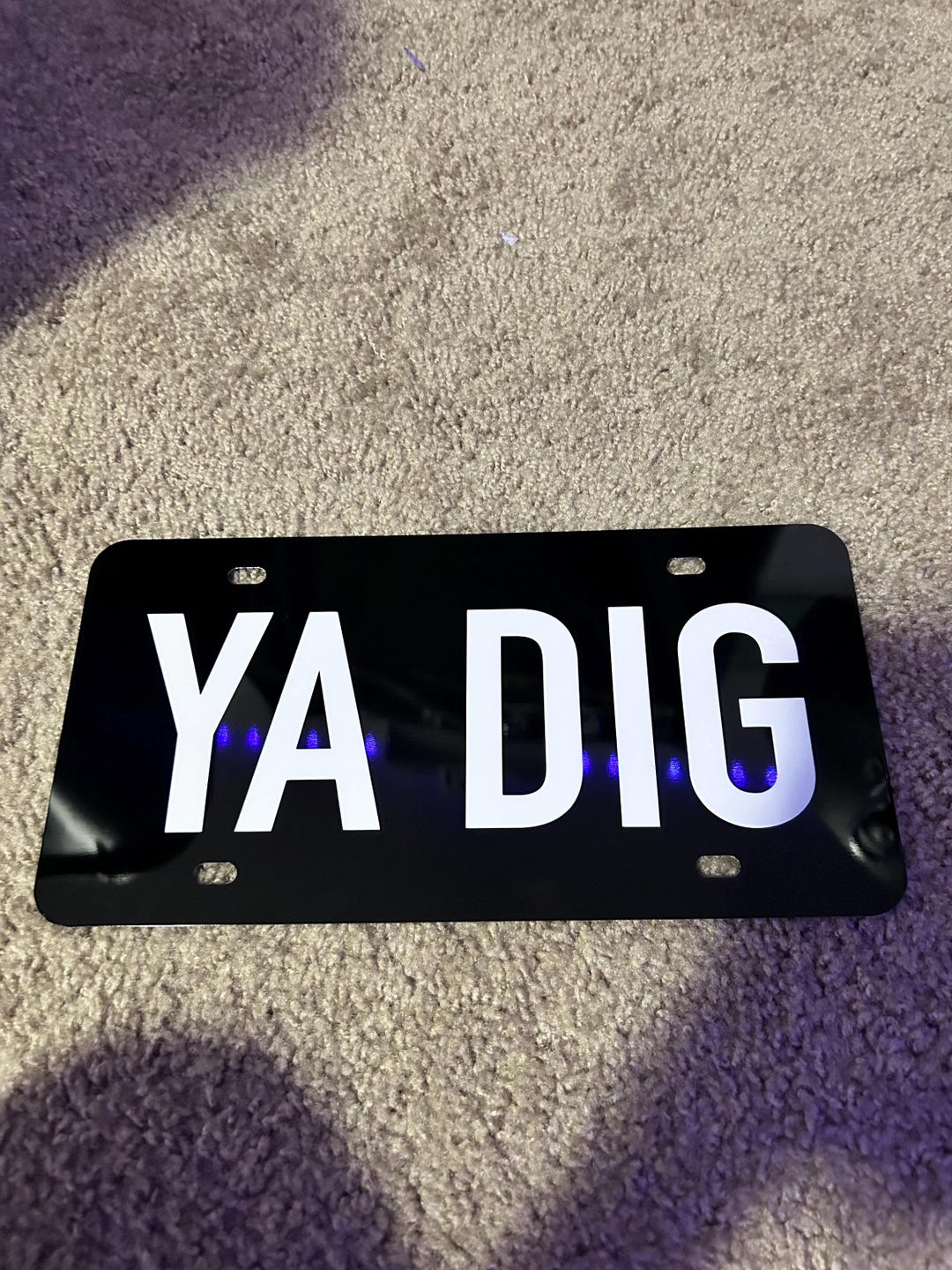 YA DIG License Plate- Custom License Plates - Etsy