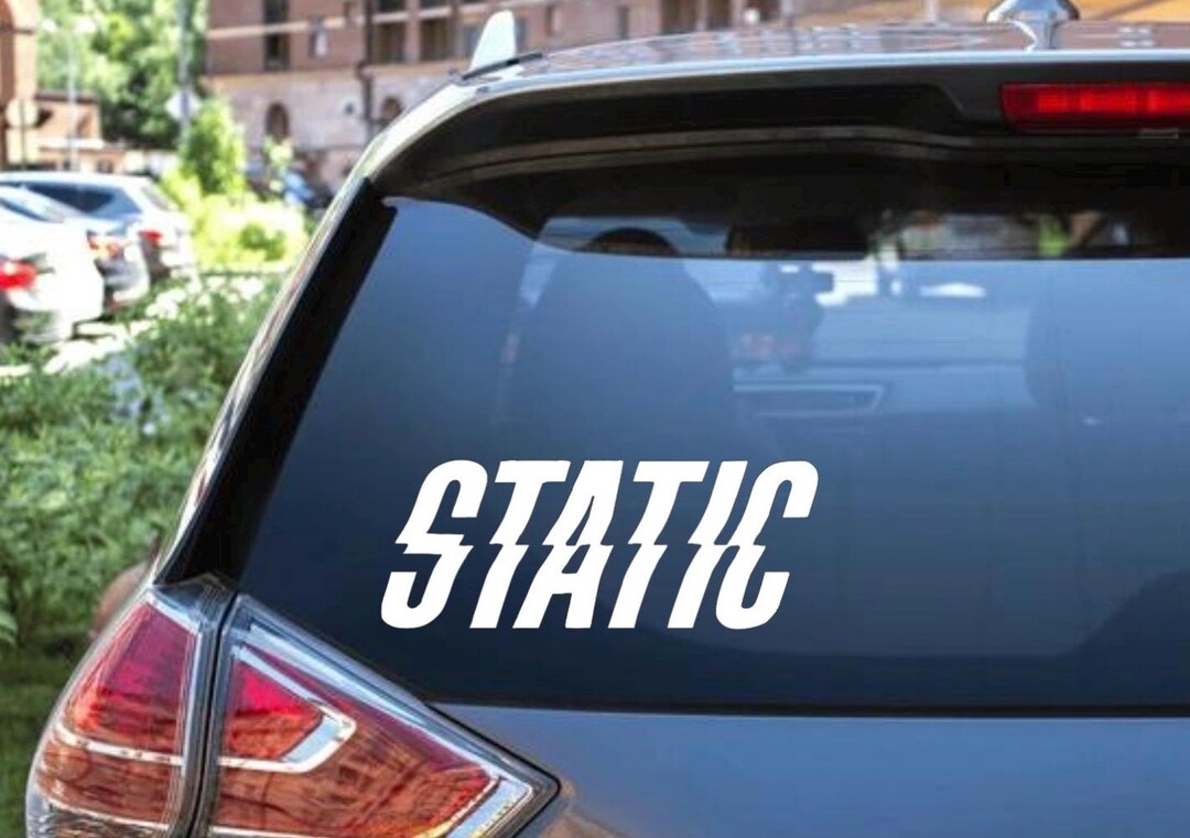 Static Decal - Decal for Cars, Laptop, Vehicle, and Custom. - Etsy