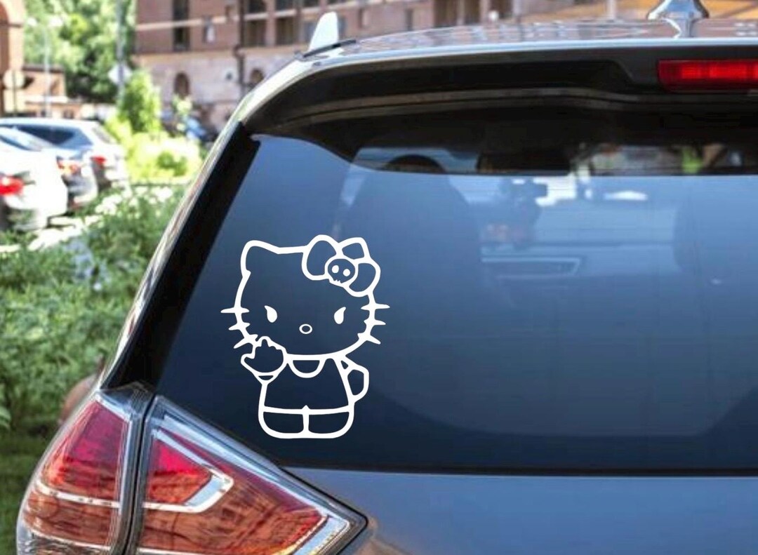 Hello Kitty Decal Decal for Cars, Laptop, Vehicle, and Custom. - Etsy
