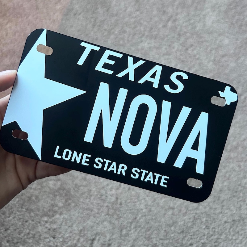 Personalized Motorcycle License Plates - Etsy