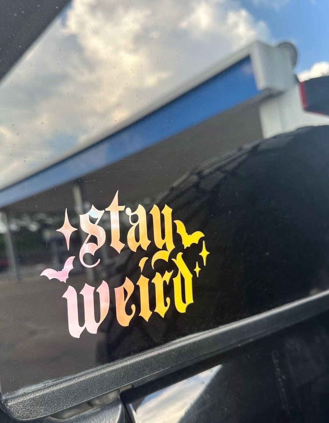Stay Weird Decal - Decal for Cars, Laptop, Vehicle, and Custom. - Etsy