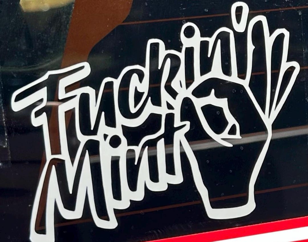 Fuckin Mint Decal - Decal for Cars, Laptop, Vehicle, and Custom. - Etsy