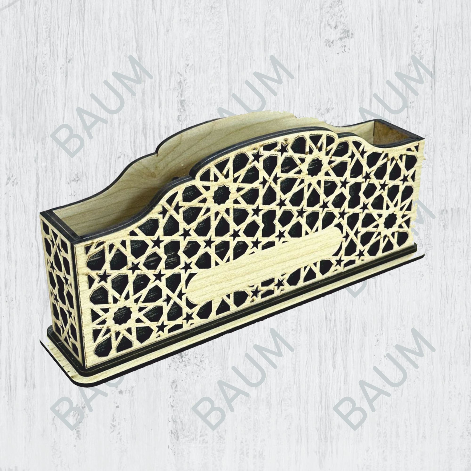 Organizer Box Laser Cut Svg, Desk Organizer, Vector Files, Svg Ai Cdr ...