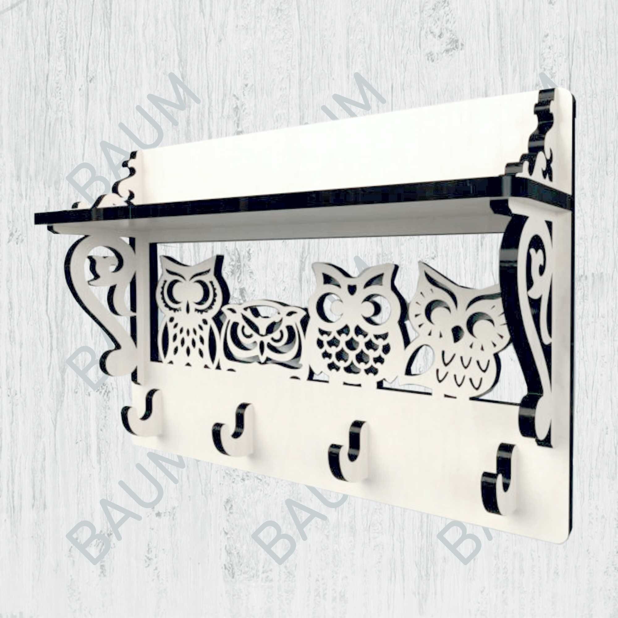 Key Holder Laser Cut Svg, Wooden Key Holder, Laser Cut Wood Organizer ...