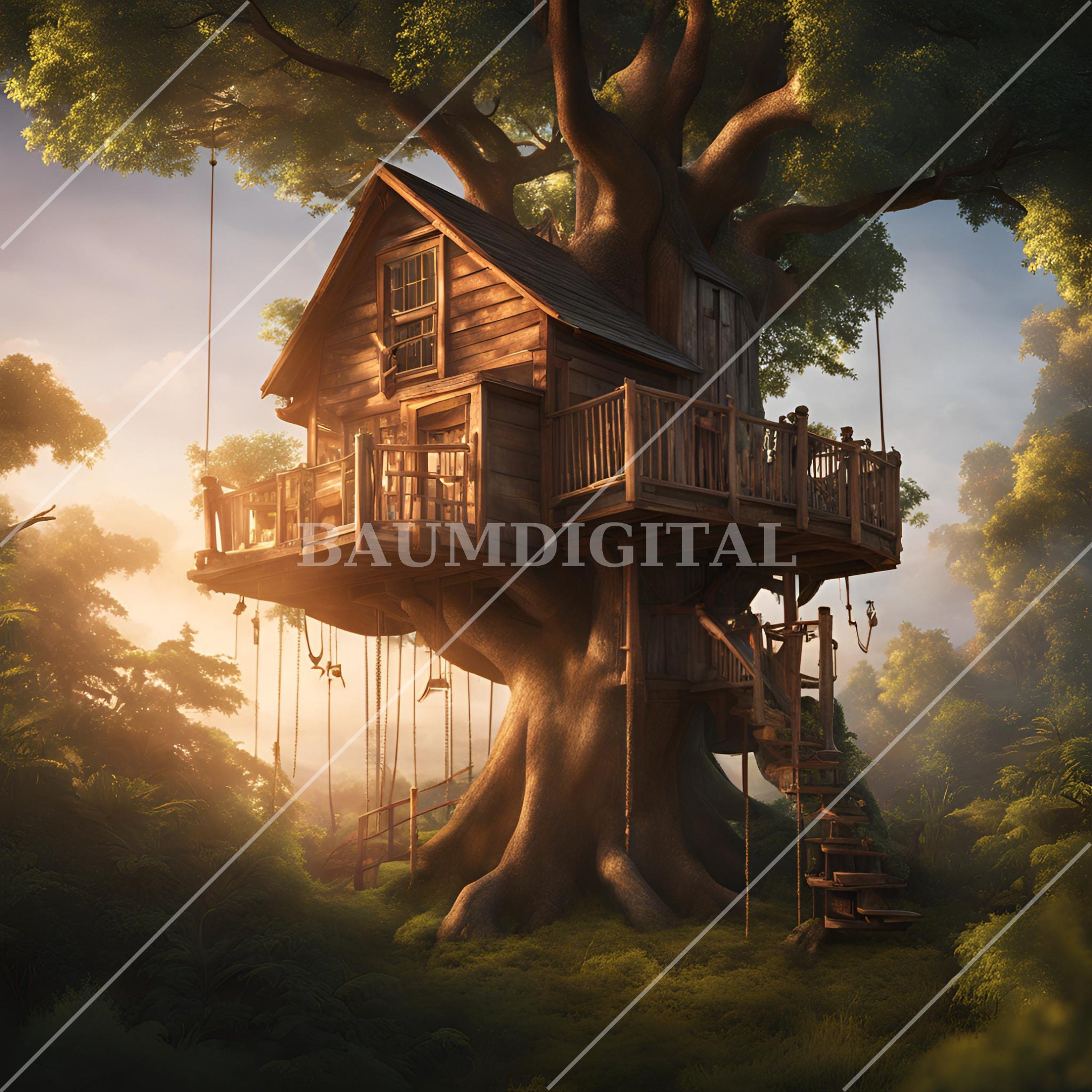 Treehouse Clipart, Wooden Treehouse Png, Treehouse Jpg, Jpg Pdf Png ...