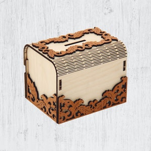 Wooden Money Bank, Wooden Piggy Banks, Laser Cut File, Svg Ai Cdr Dxf ...