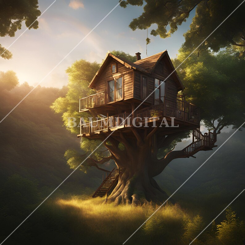 Treehouse Clipart, Wooden Treehouse Png, Treehouse Jpg, Jpg Pdf Png ...