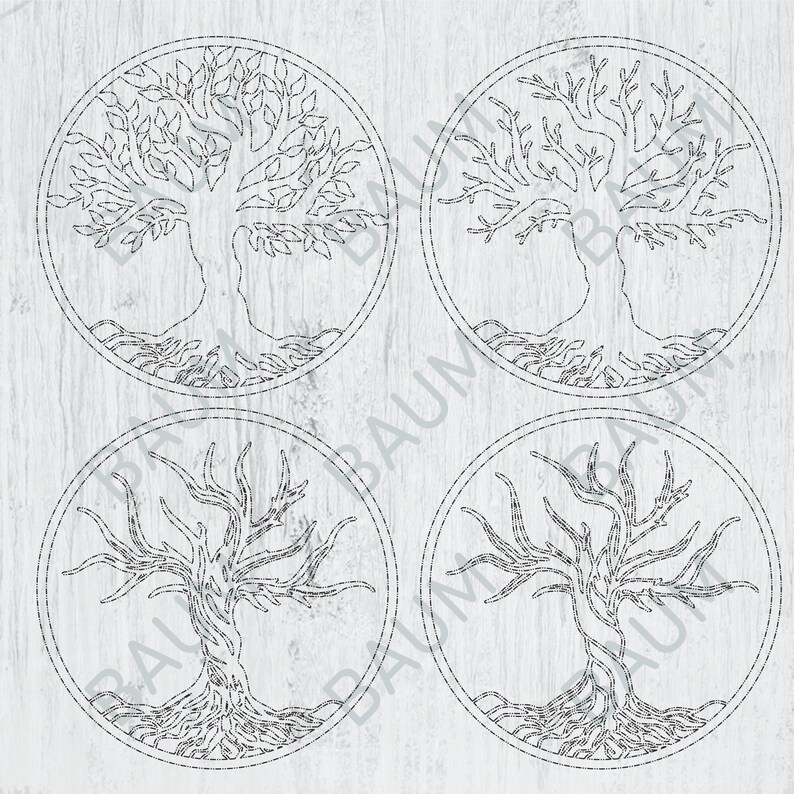 Tree of Life Multilayer Svg, Tree of Life Wall Decor Svg, Svg Ai Cdr ...