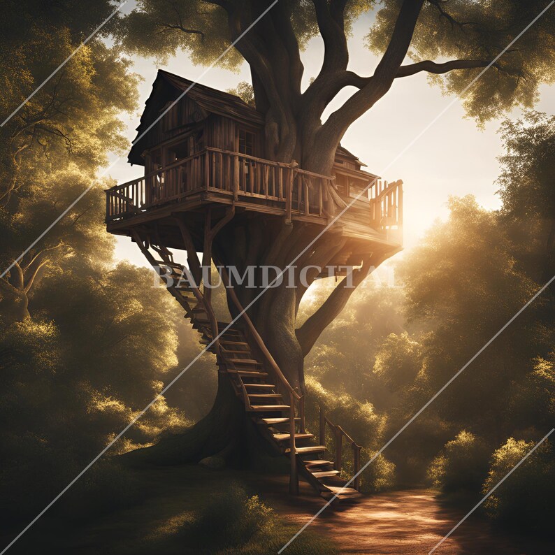 Treehouse Clipart, Wooden Treehouse Png, Treehouse Jpg, Jpg Pdf Png ...