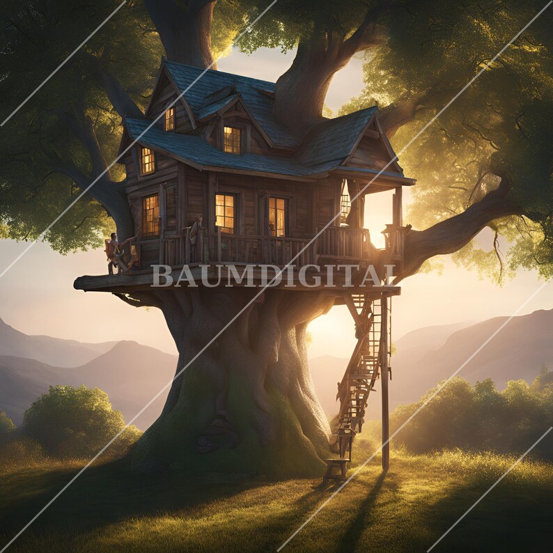 Treehouse Clipart, Wooden Treehouse Png, Treehouse Jpg, Jpg Pdf Png ...
