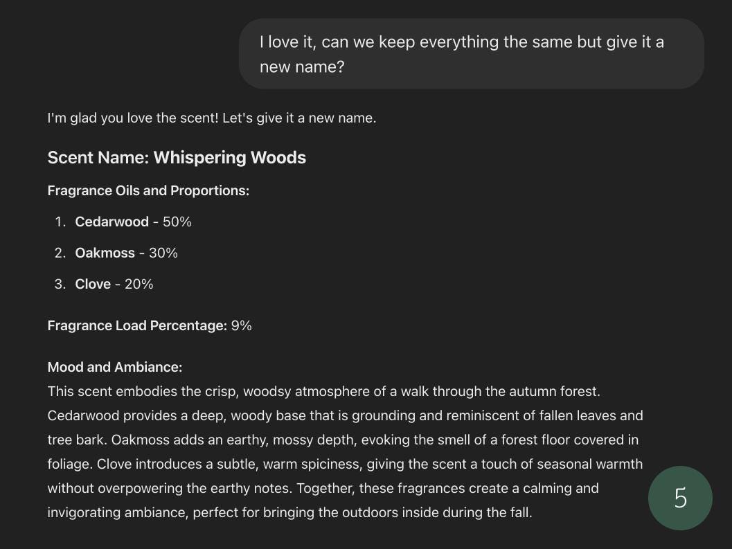 Candle Scent Generator and Recipe, Fragrance Oil Mixing Prompt for Chatgpt AI - Etsy