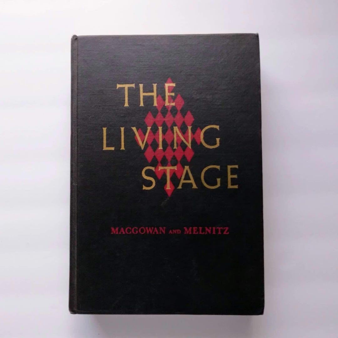 Academia Book: Vintage Theater Book THE LIVING STAGE Mcgowan & Melnitz ...