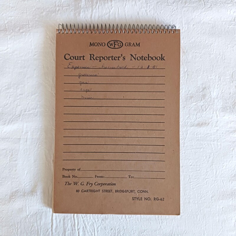 Reporter Notebook - Etsy