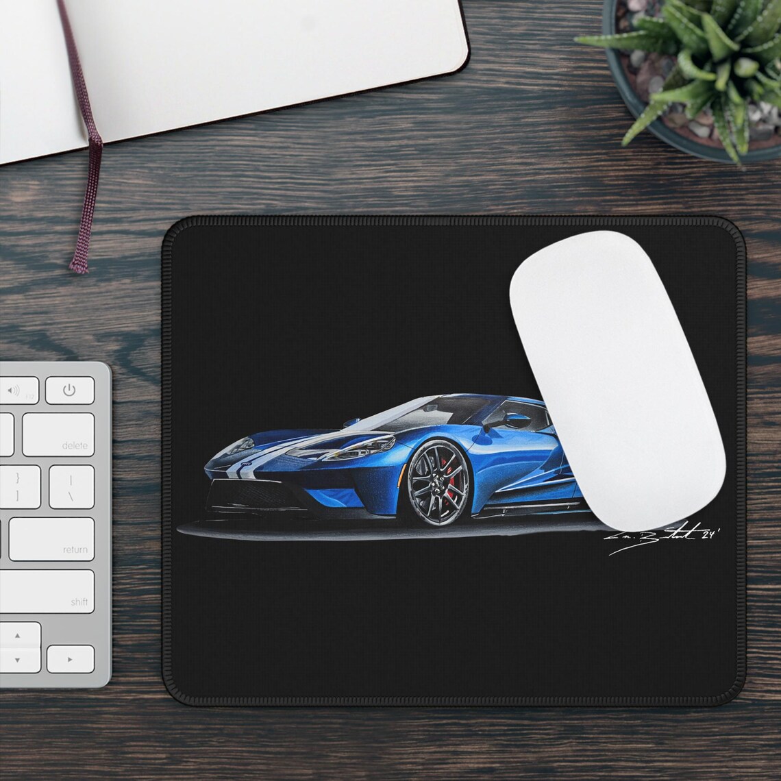 Ford GT40 Mouse Pad: Fine Art Gaming, Car Guy Gift - Etsy