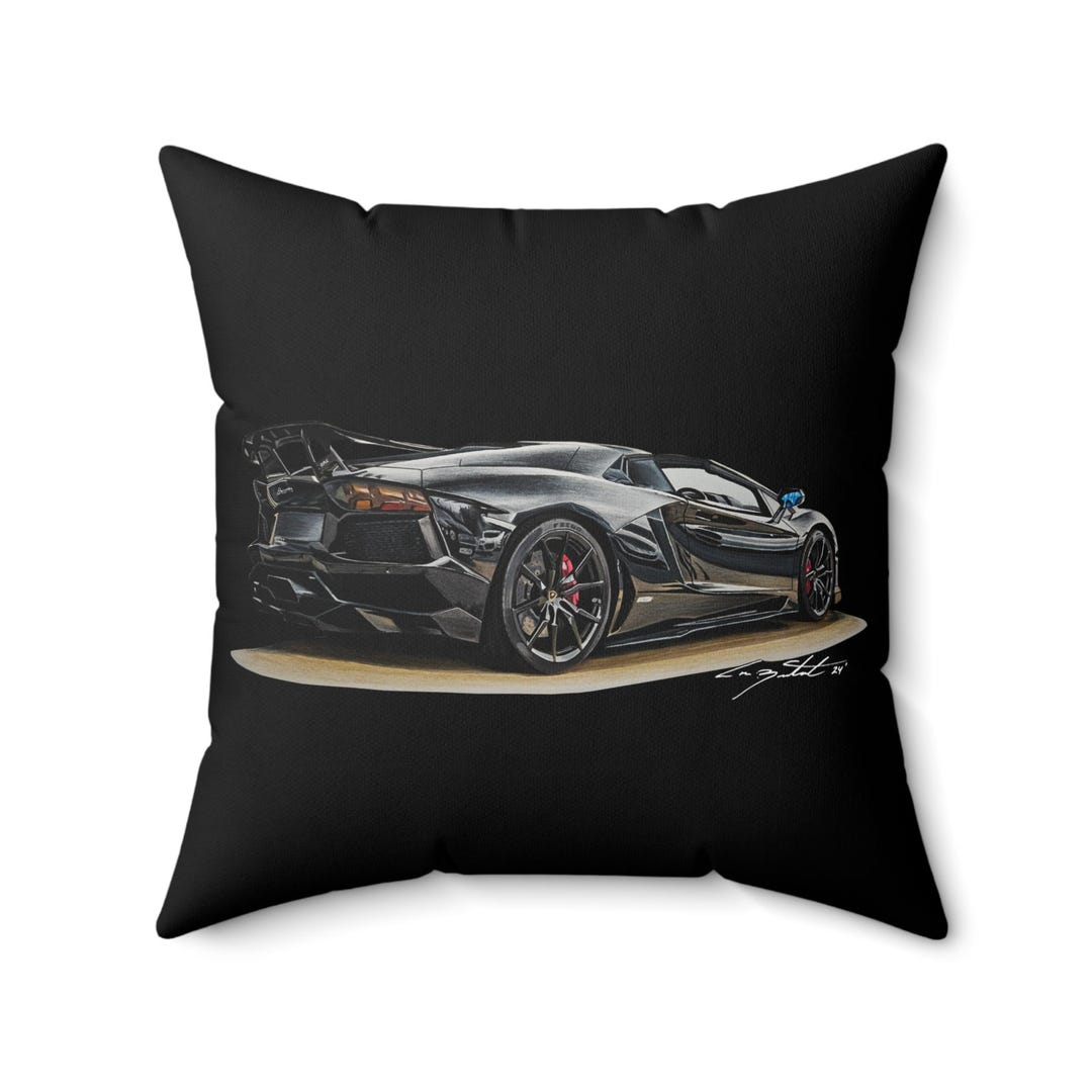 Lamborghini Supercar Pillow, Racing Car Pillow, Car Home Decor ...
