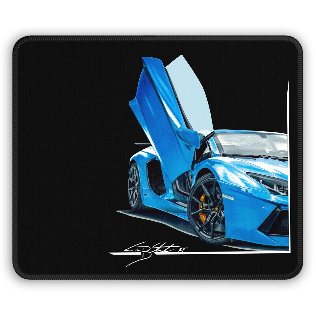 Lamborghini Aventador Mouse Pad: Supercar Art Gaming Pad - Etsy