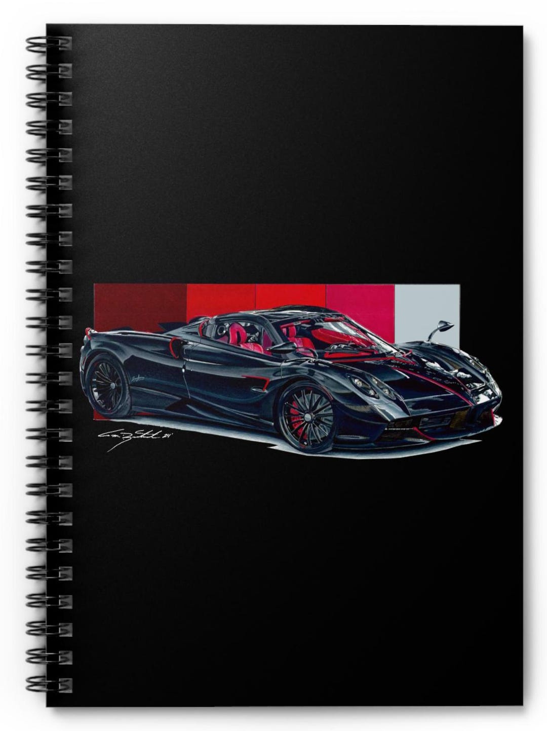 Pagani Supercar Spiral Notebook, Pagani Notebook, Back to School, Gift ...