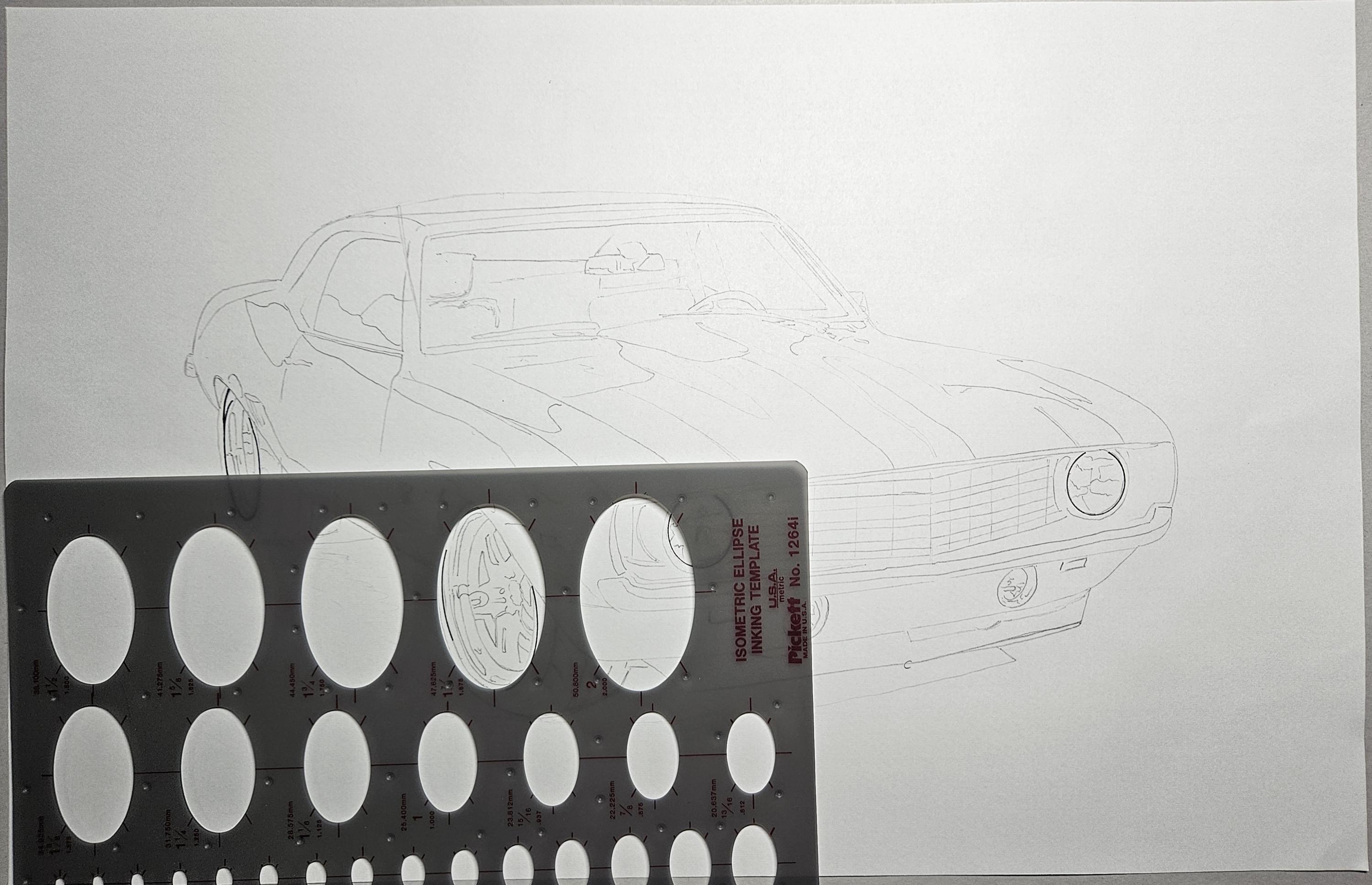 1969 Chevy Camaro Art Print: Classic Muscle Car Portrait (digital ...