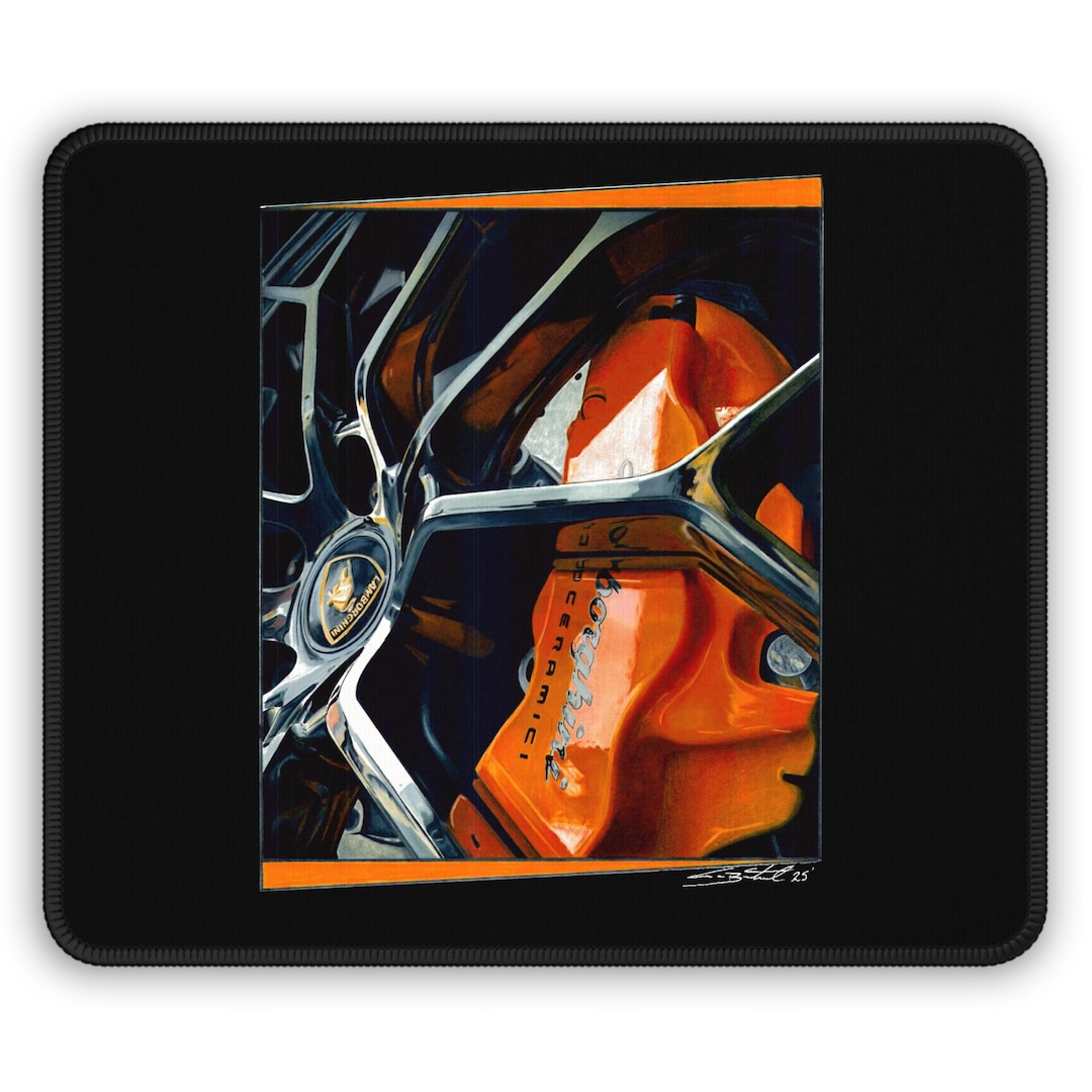 Lamborghini Aventador Wheel Mouse Pad: Automotive Art Gift - Etsy