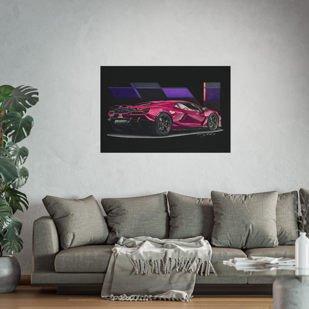 Lamborghini Revuelto Poster: Supercar Automotive Art Print - Etsy