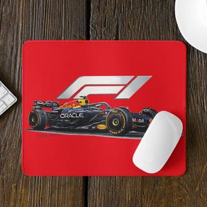 F1 Racecar Mouse Pad: RB21 Fine Art Gaming Accessory - Etsy