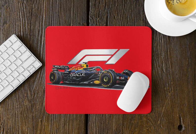 F1 Racecar Mouse Pad: RB21 Fine Art Gaming Accessory - Etsy