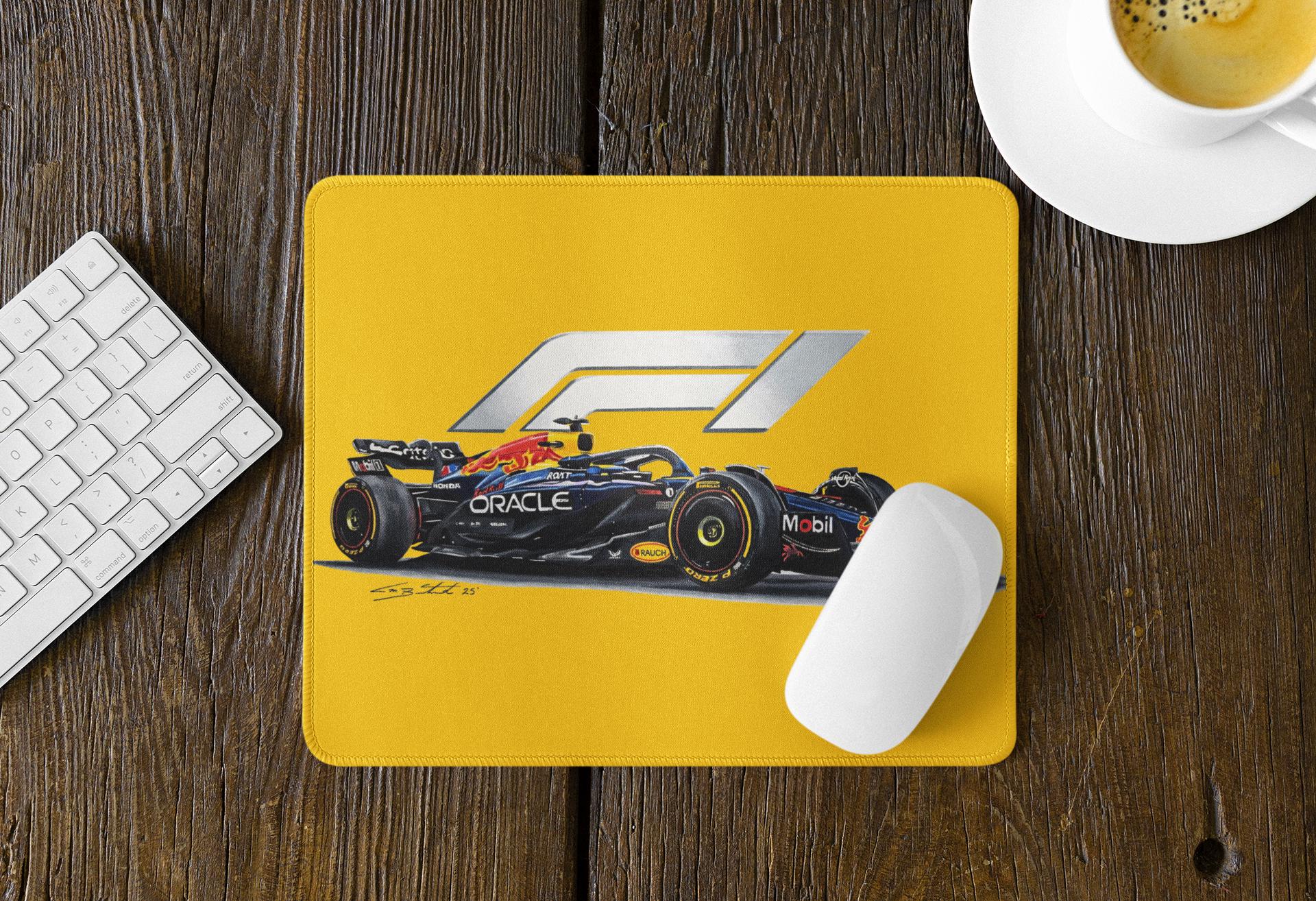 F1 Racecar Mouse Pad: RB21 Fine Art Gaming Accessory - Etsy