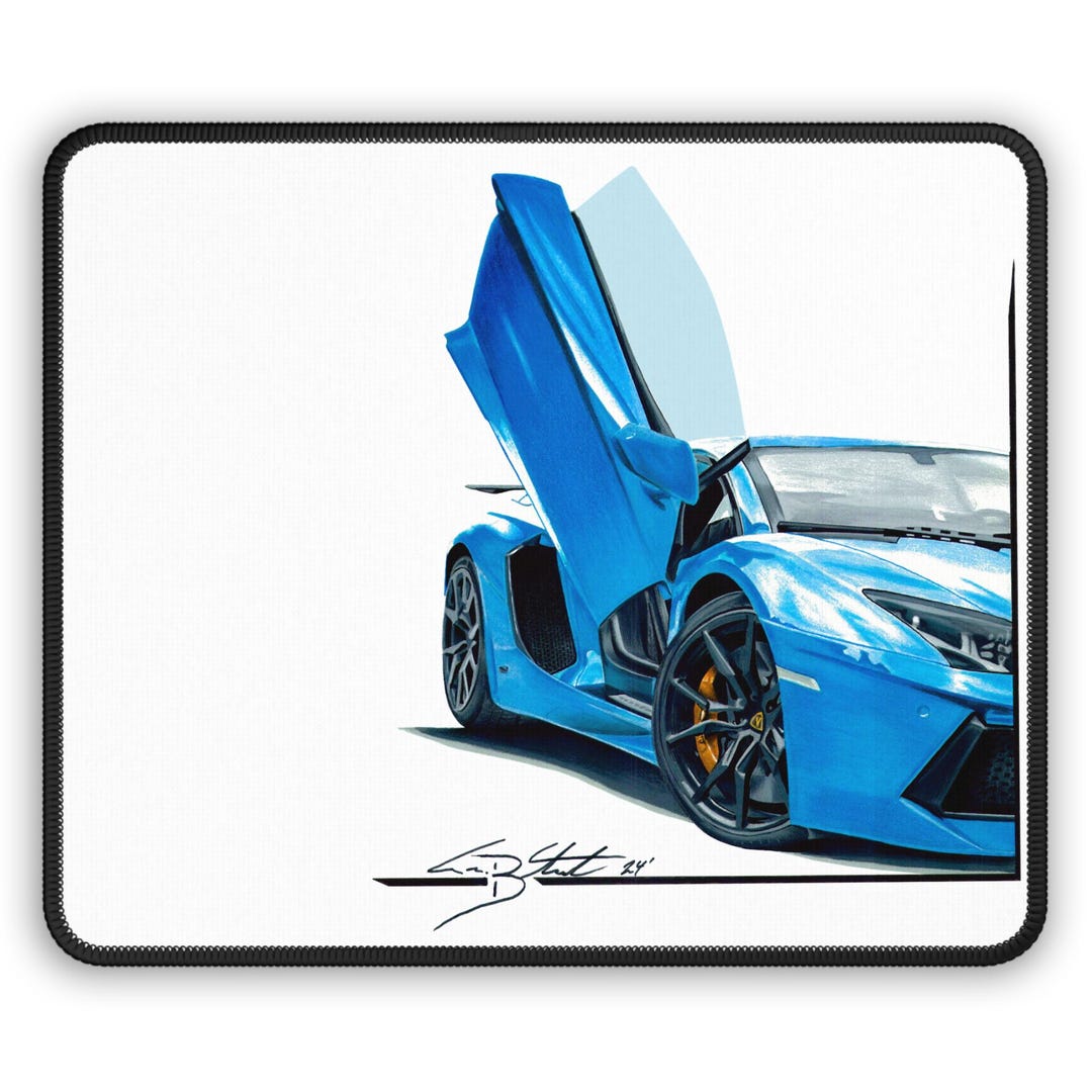 Lamborghini Aventador, Mouse Pad, Mouse Pad Art, Supercar Art, Car Guy ...