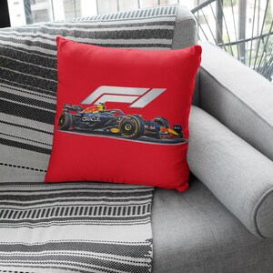 Racecar 1 Pillow: F1 Home Decor for Auto Enthusiasts - Etsy