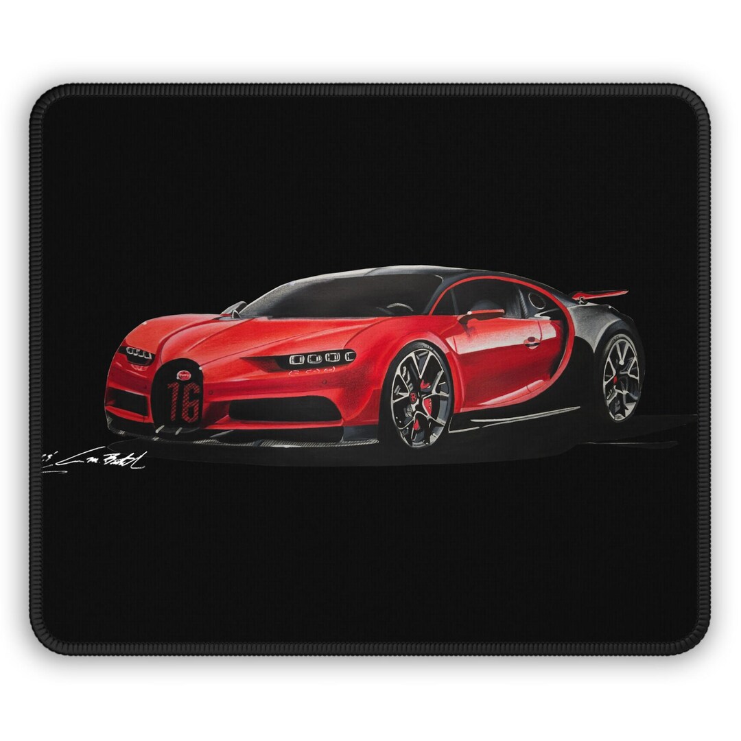 Bugatti Chiron Mouse Pad: Supercar Art, Gaming Office Decor - Etsy