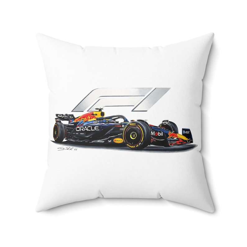 Racecar 1 Pillow: F1 Home Decor for Auto Enthusiasts - Etsy