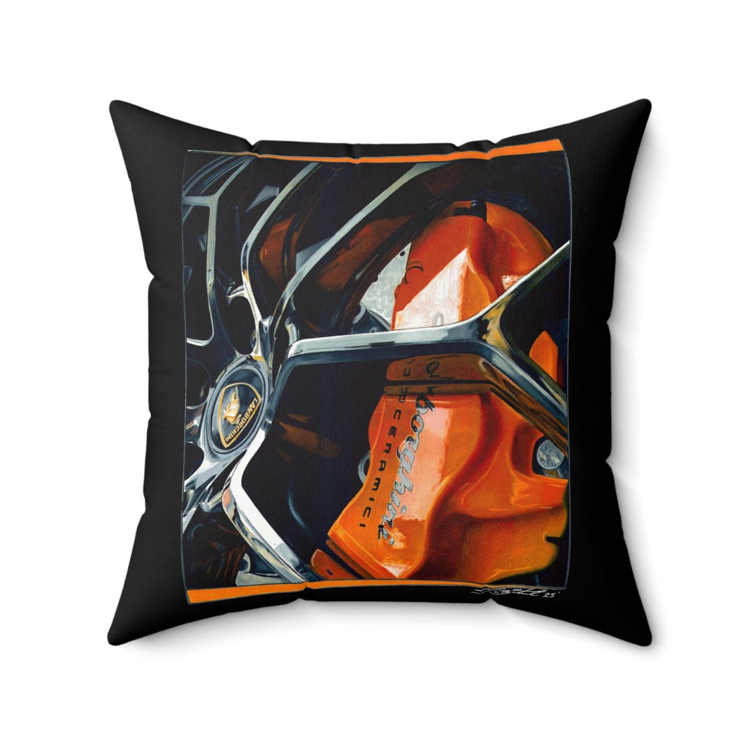 Lamborghini Supercar Pillow, Lambo Racing Car Pillow, Home Decor ...