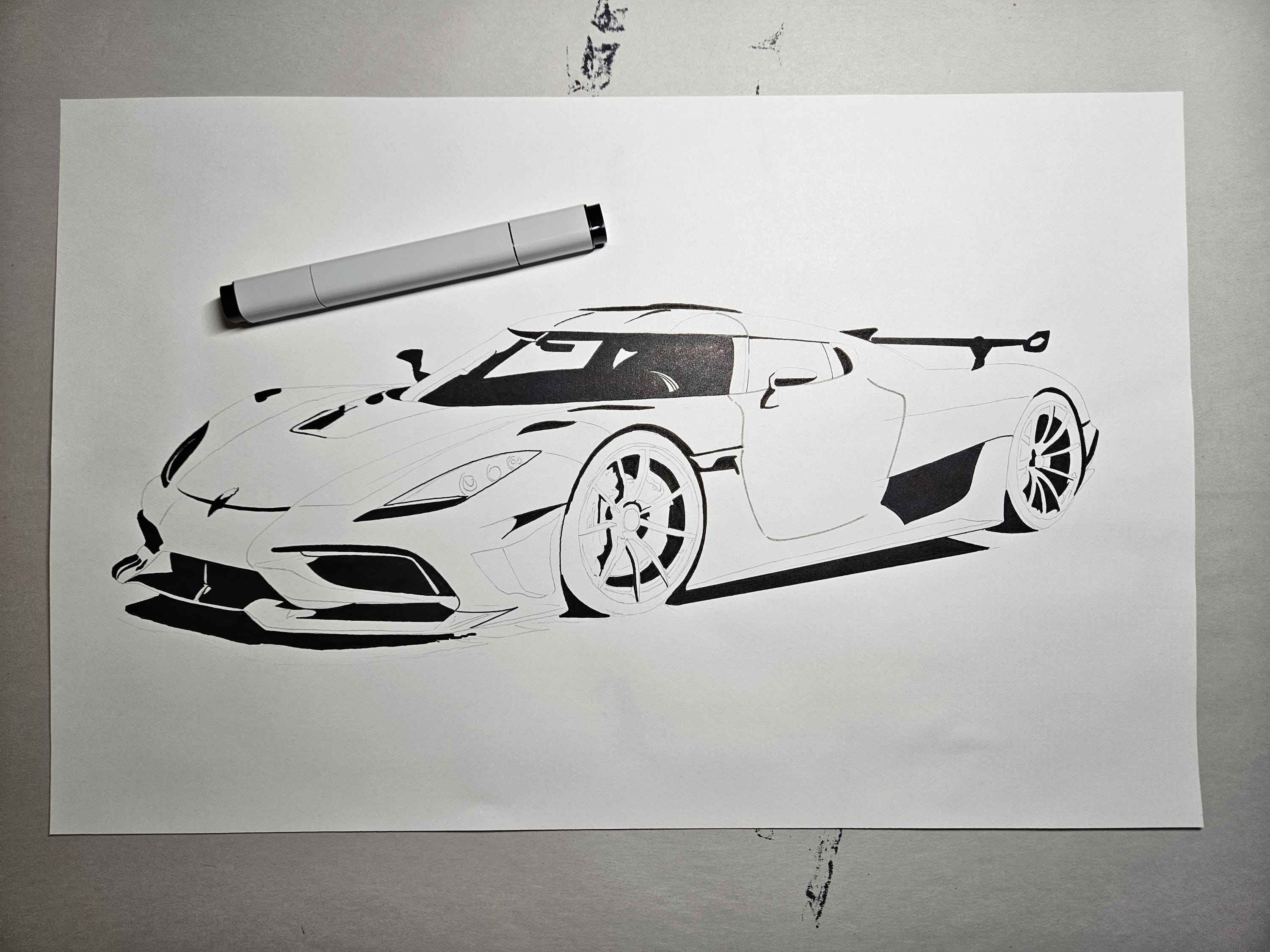 Need for Speed, Hand Drawn Art, Pencil Art, Supercar Art, Car Guy Art ...