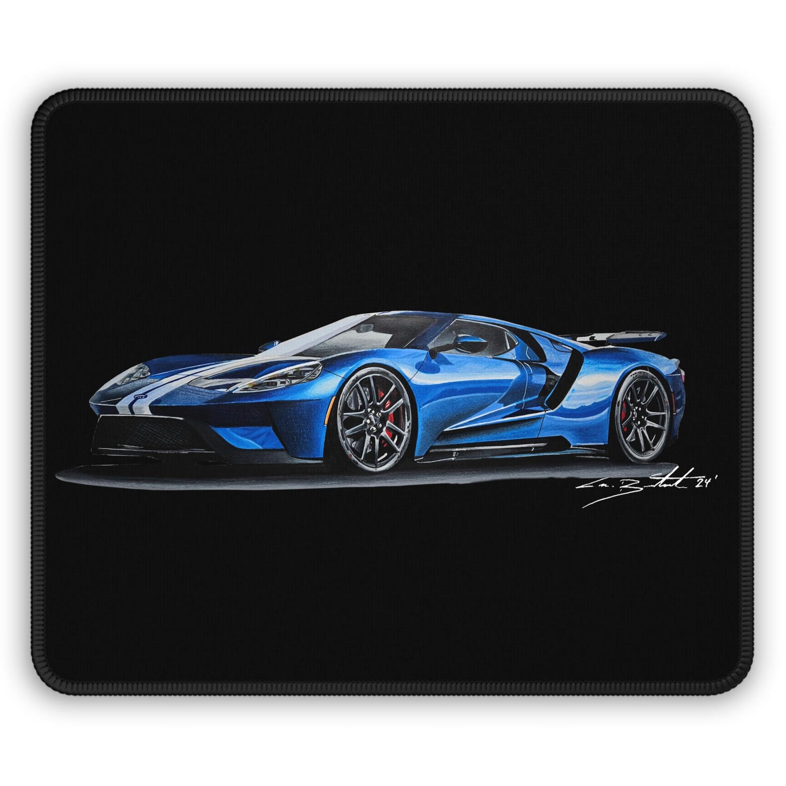 Ford GT40 Mouse Pad: Fine Art Gaming, Car Guy Gift - Etsy